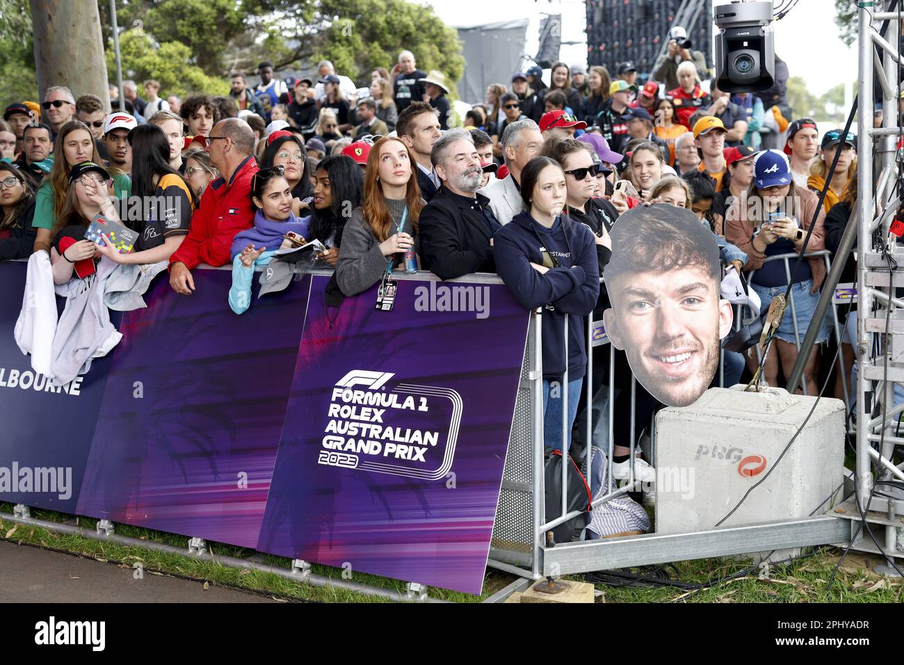 spectators, fans during the Formula 1 Rolex Australian Grand Prix 2023 ...