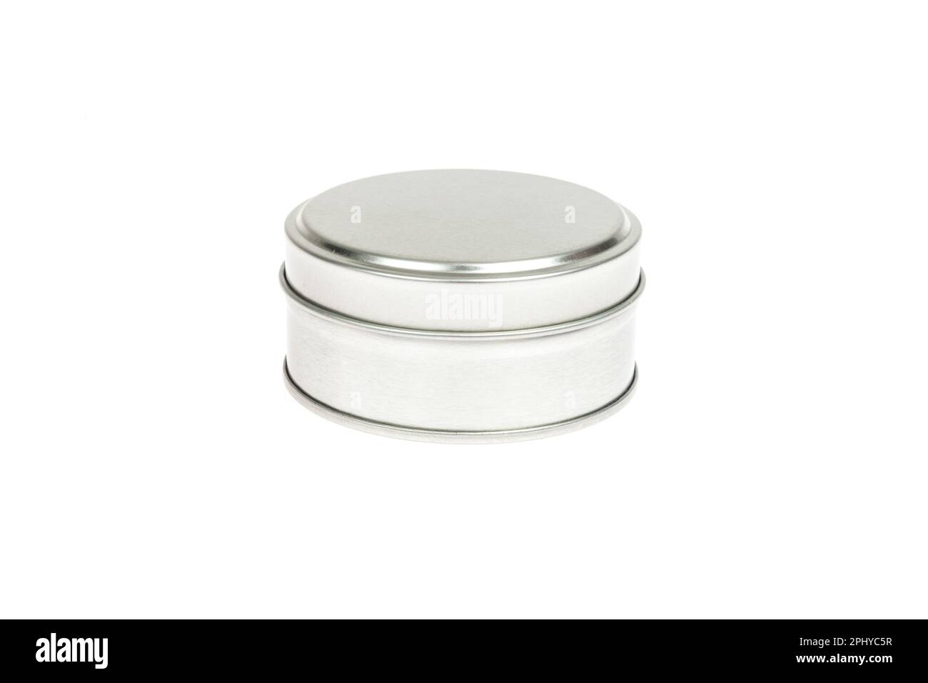 Metal Container With Lid, For Multiple Uses; Photo On White Background ...