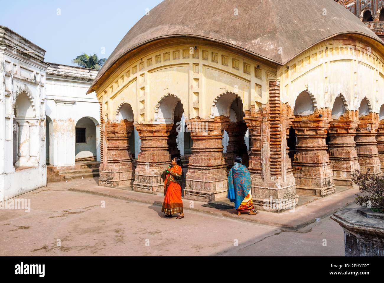 A Char–Chala (four sloped roofs) mandap in front of Lalji Temple in the ...