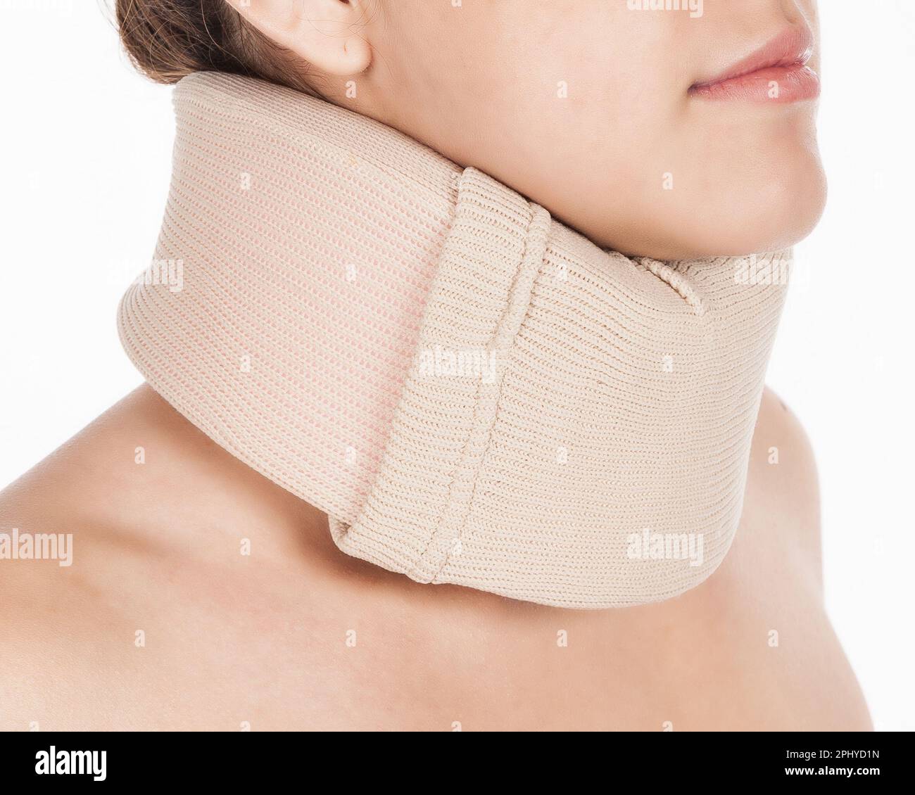 Neck Orthopedic Soft Immobilizer; Photo On White Background Stock Photo ...