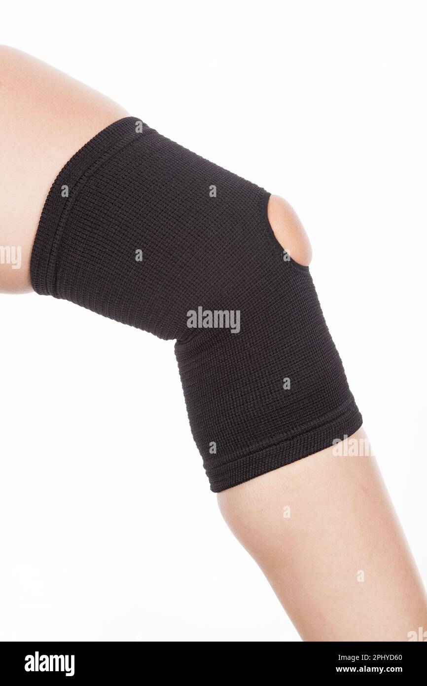 Orthopedic support for the knee; Photo On White Background Stock Photo ...