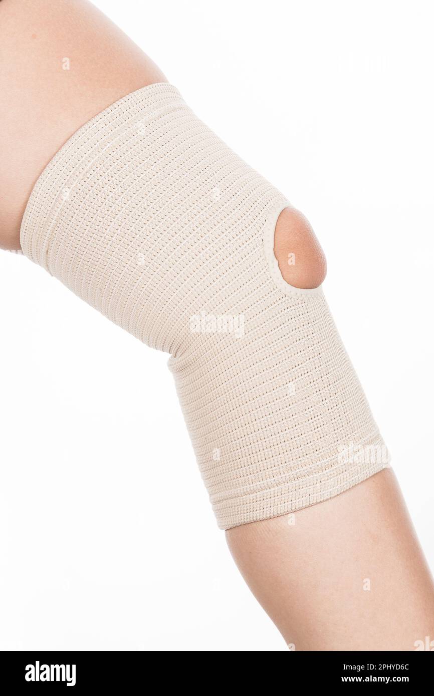 Orthopedic support for the knee; Photo On White Background Stock Photo ...