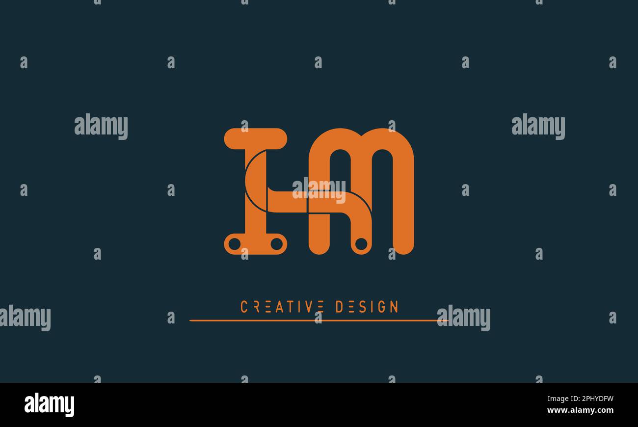 Im initials Stock Vector Images - Alamy