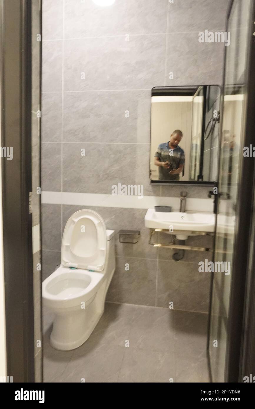 Interior of Very modern villa , from modern washroom, Bathtub to modern ...