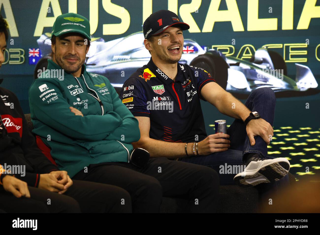VERSTAPPEN Max (ned), Red Bull Racing RB19, portrait during the Formula ...