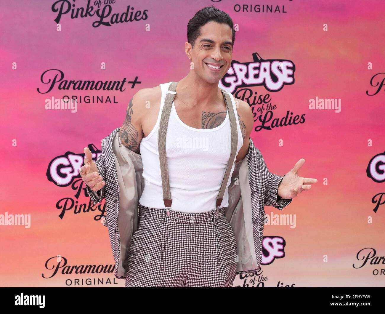 Los Angeles, USA. 29th Mar, 2023. Anthony Bless arrives at the ...