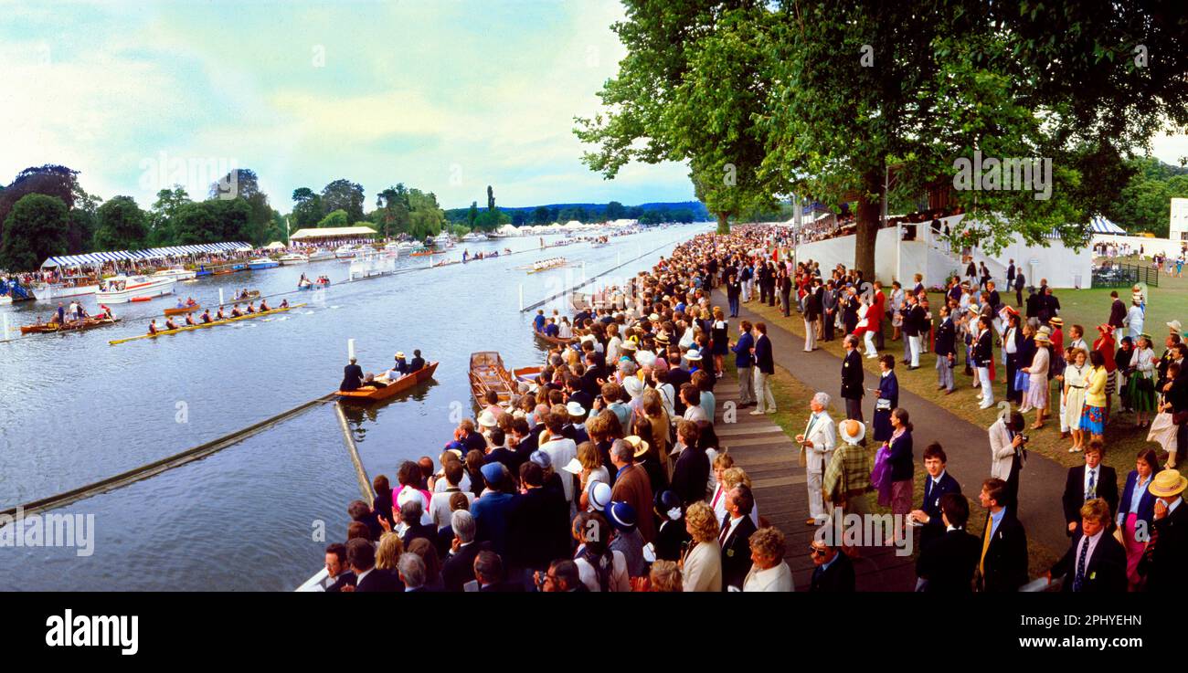 Henley Royal Regatta rowing event on the River Thames Stock Photo - Alamy