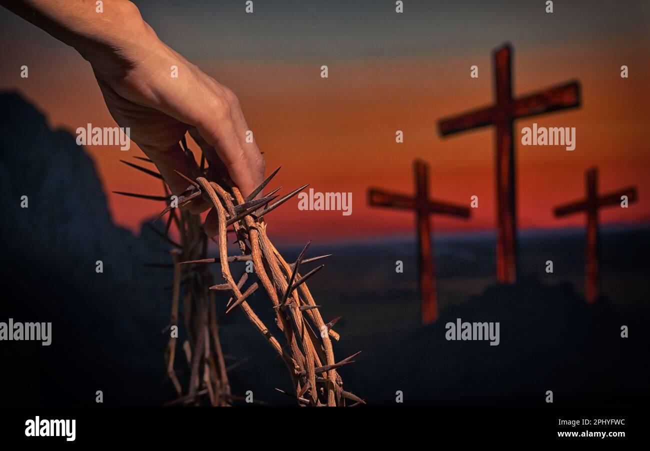 Abstract crown of thorns hi-res stock photography and images - Alamy