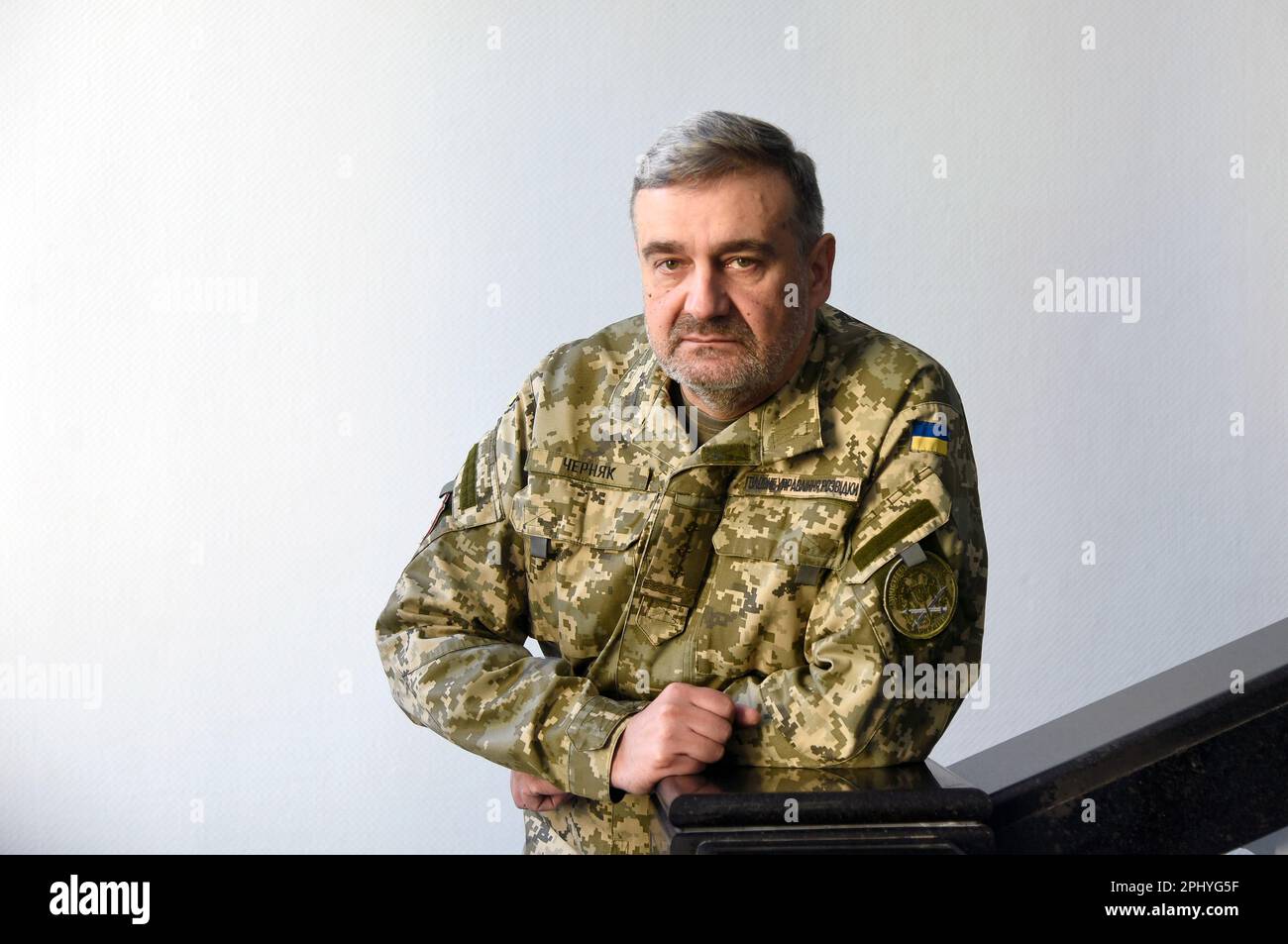 KYIV, UKRAINE - MARCH 30, 2023 - Representative of the Defence ...