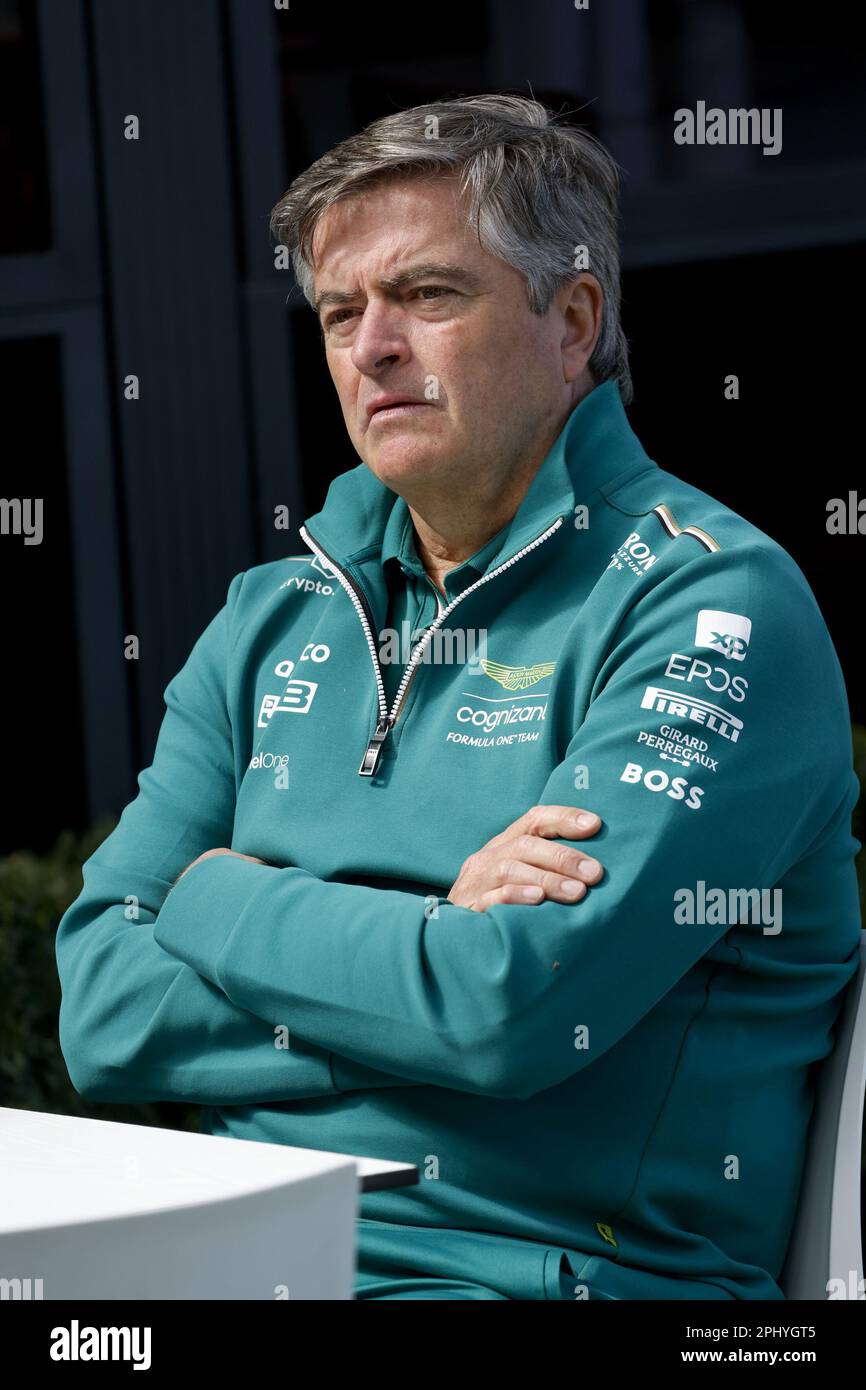 STEVENSON Andy, Sporting Director of Aston Martin F1 Team, portrait ...