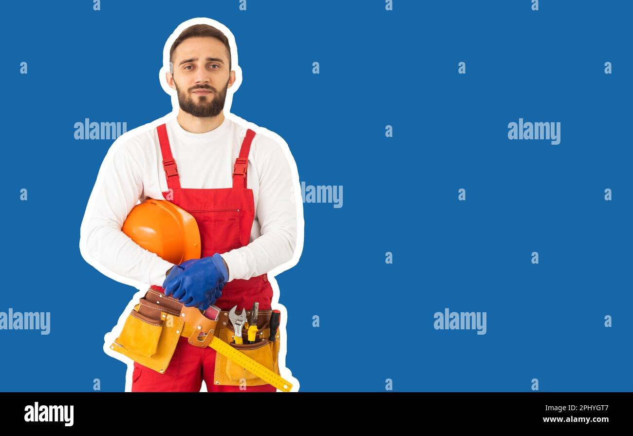 Man for any job. professional repairman. building skills and ...