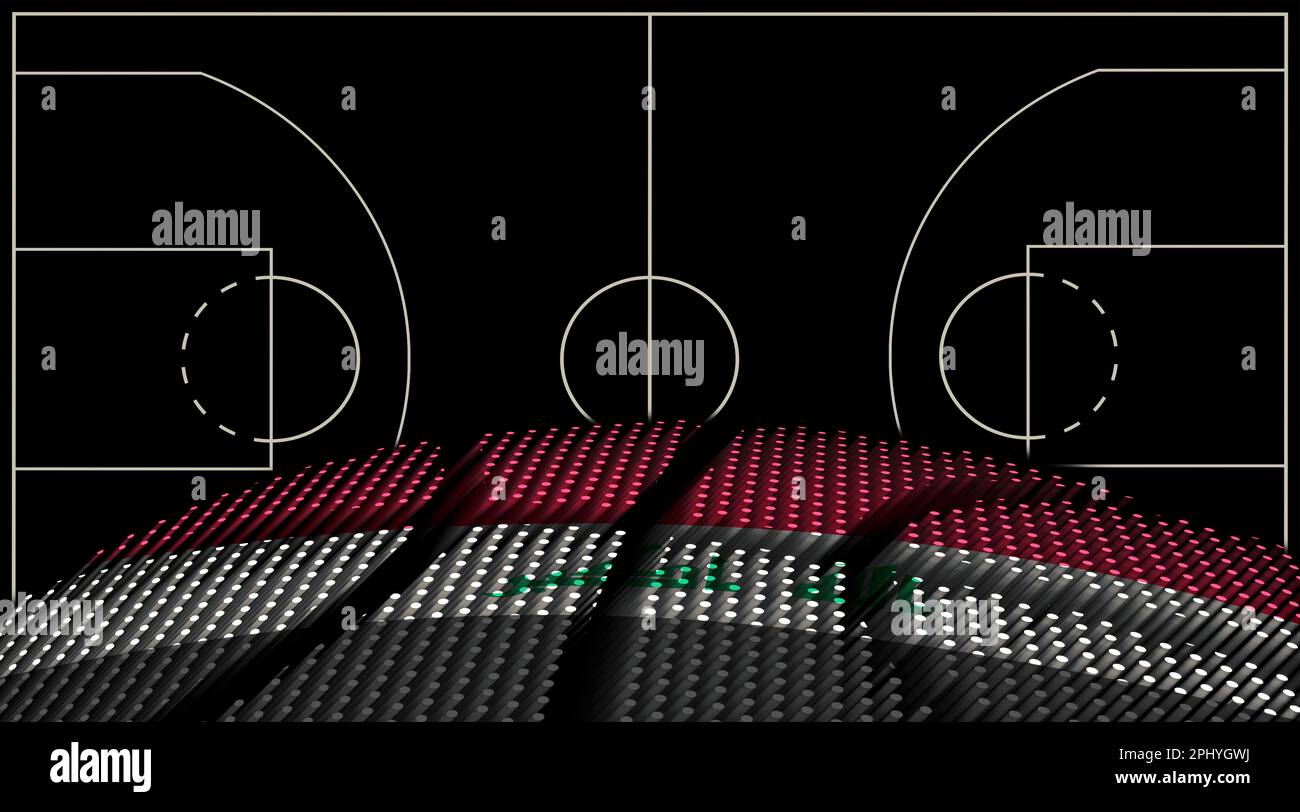 Iraq Basketball court background, Basketball Ball, Black background ...
