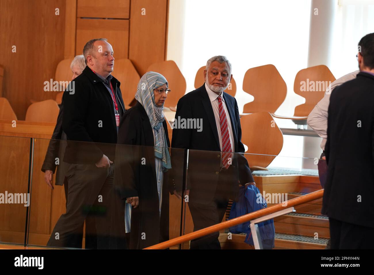 The parents of newly elected First Minister of Scotland Humza Yousaf ...