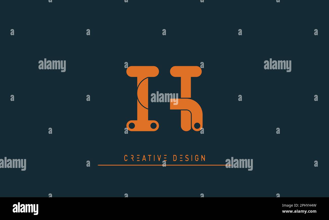 Initials logo hi-res stock photography and images - Alamy