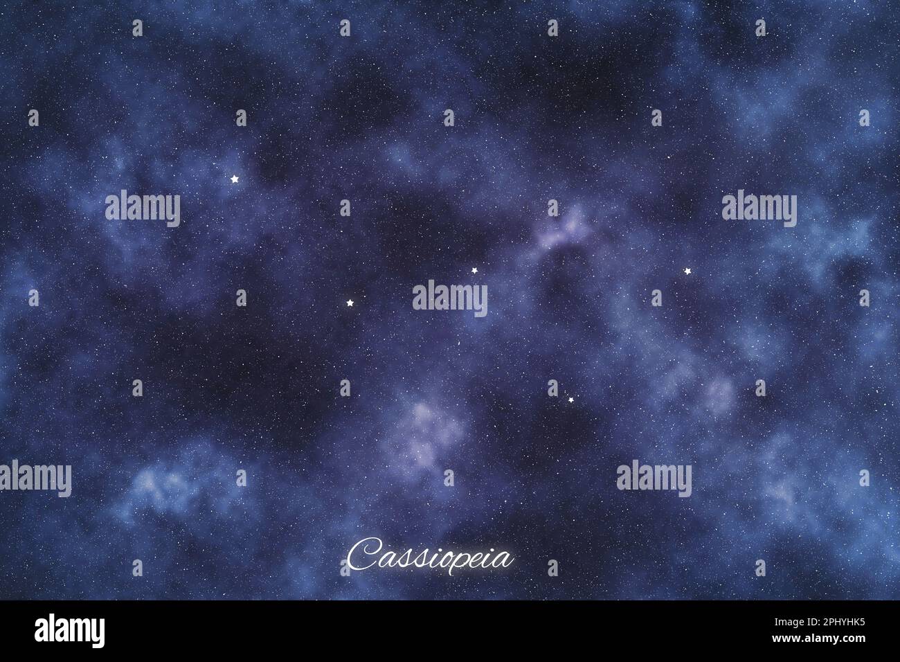 Cassiopeia star constellation, Brightest Stars, Cassiopeia Chair Stock ...