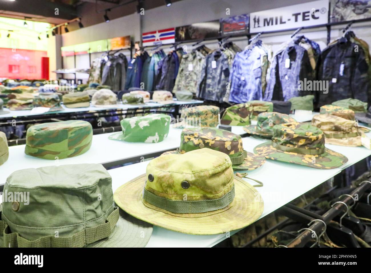 29.03.2023. Russia. Moscow. Products of military equipment and ...