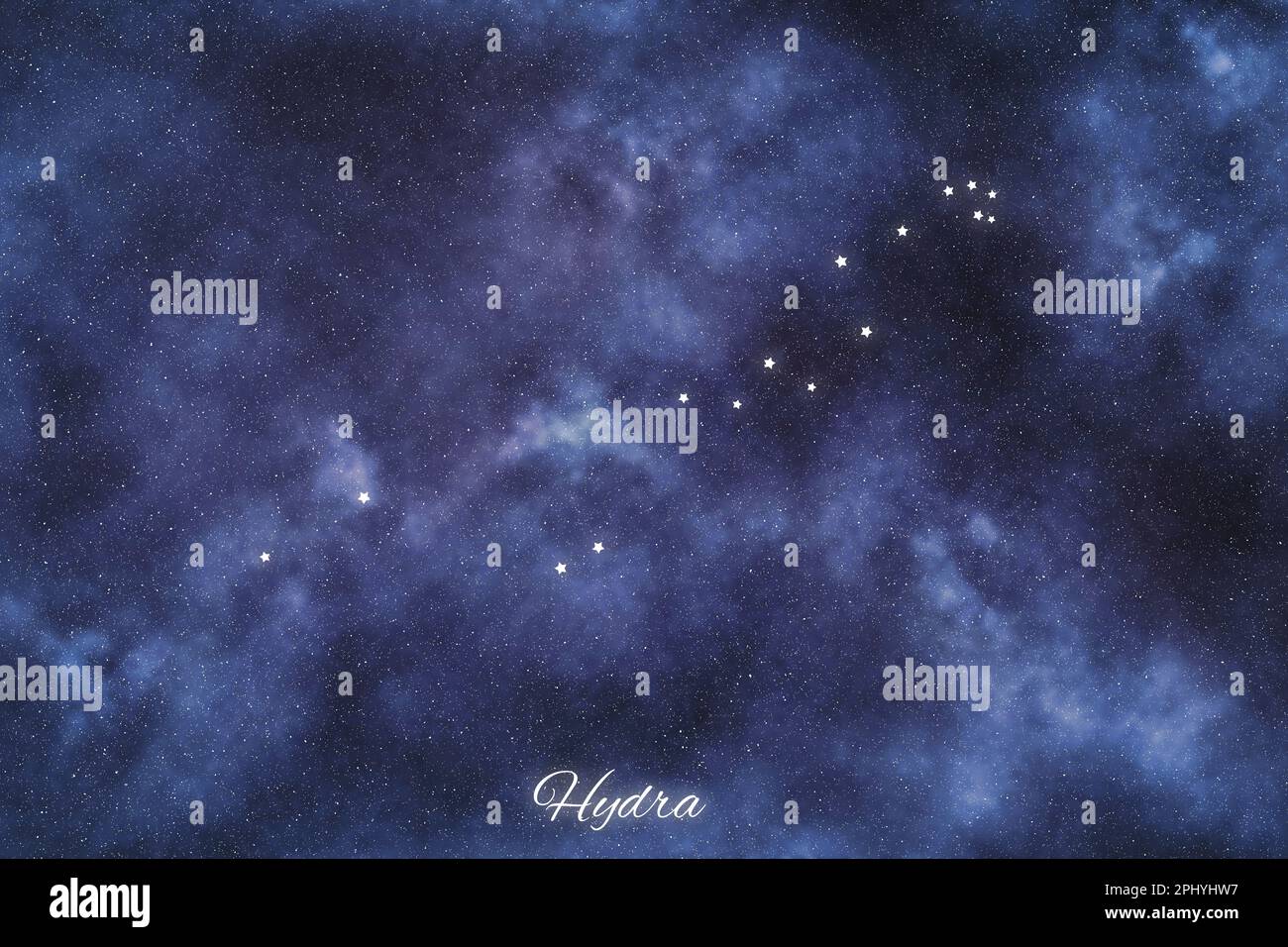 Hydra star constellation, Brightest Stars, Sea Serpent constellation ...