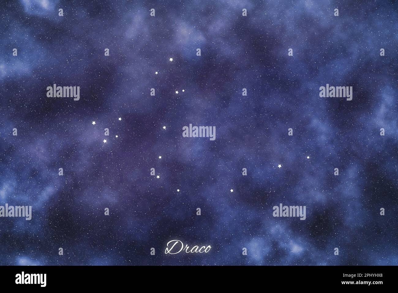 Constellation draco hi-res stock photography and images - Alamy