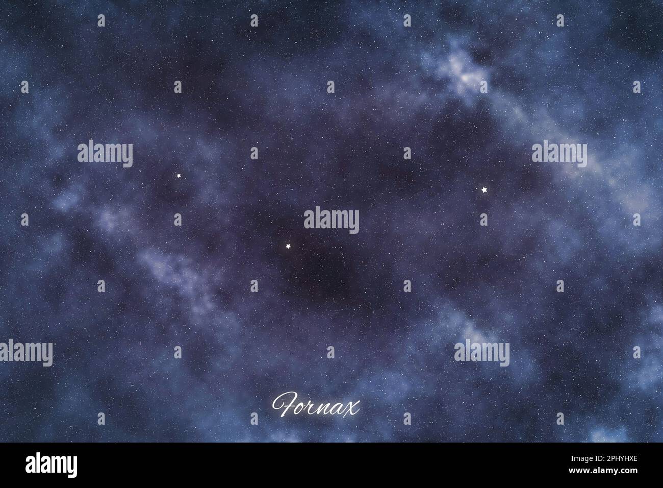 Fornax star constellation, Brightest Stars, Furnace constellation Stock ...