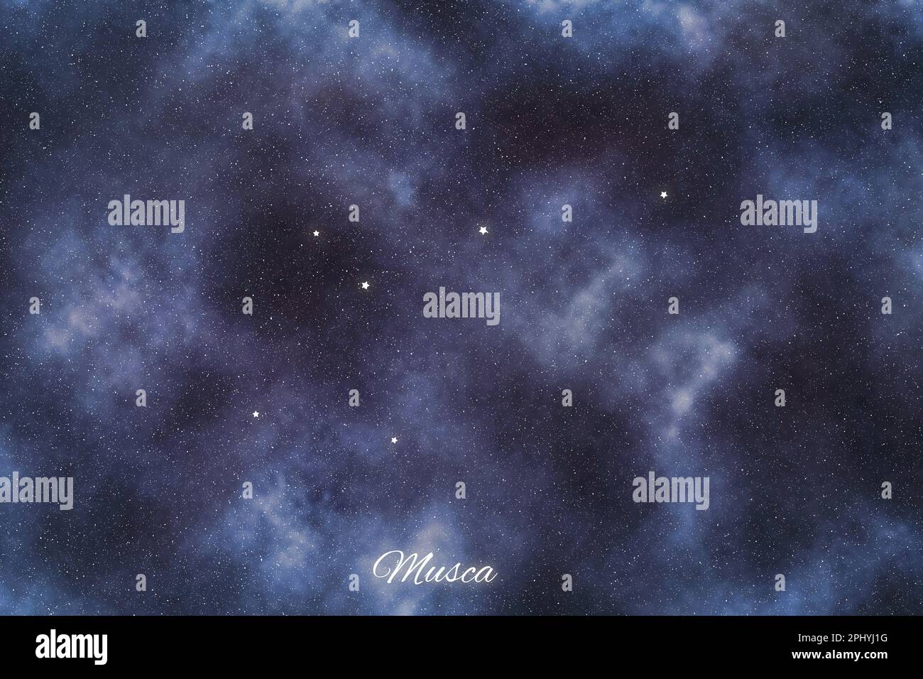 Musca and milky way hi-res stock photography and images - Alamy