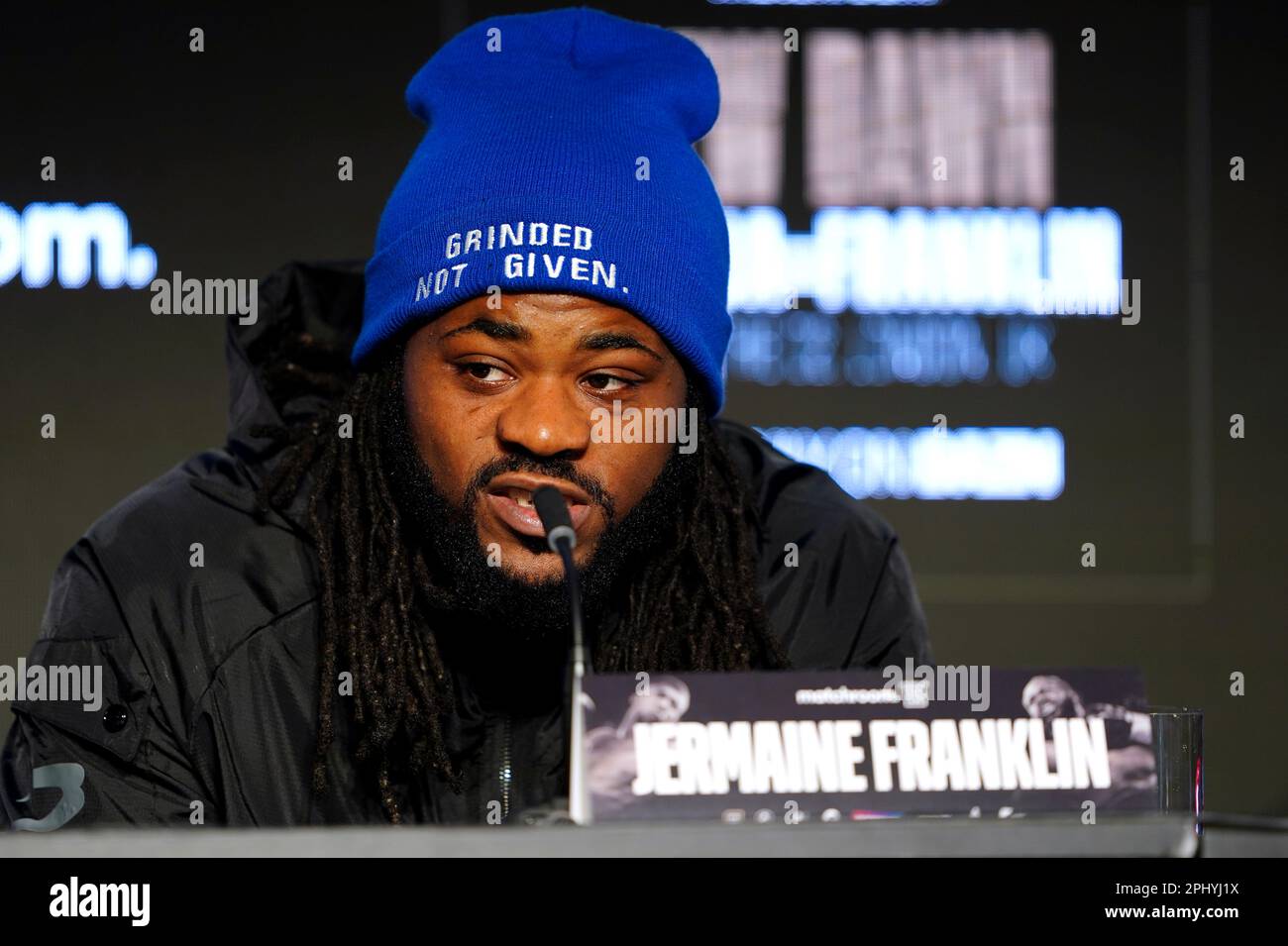 File photo dated 29-03-2023 of Jermaine Franklin, who is drawing ...