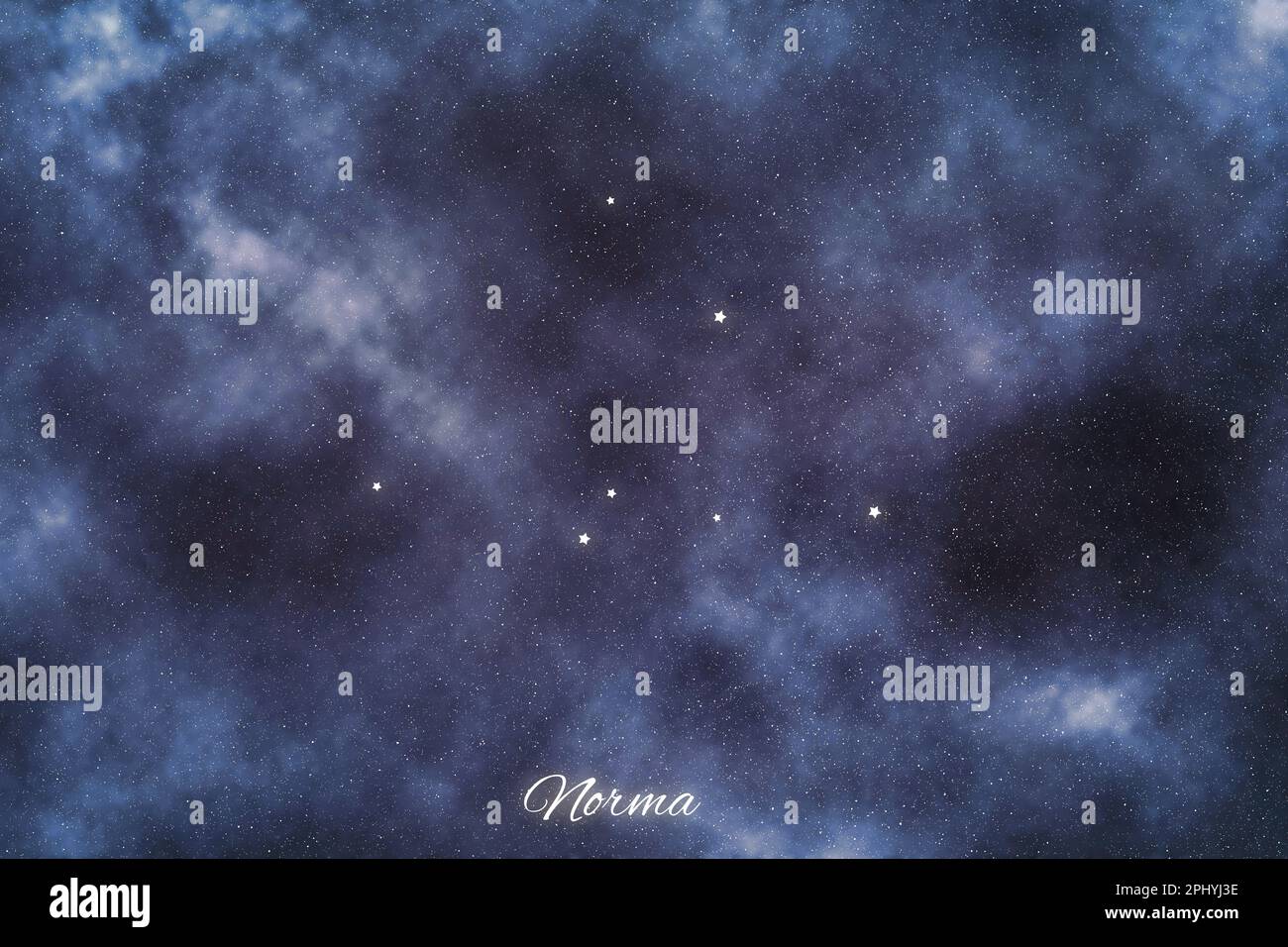 Norma star constellation, Brightest Stars, Carpenter's Square ...