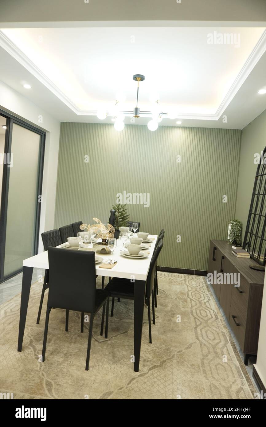 Interior of Very modern villa , from modern washroom, Bathtub to modern ...