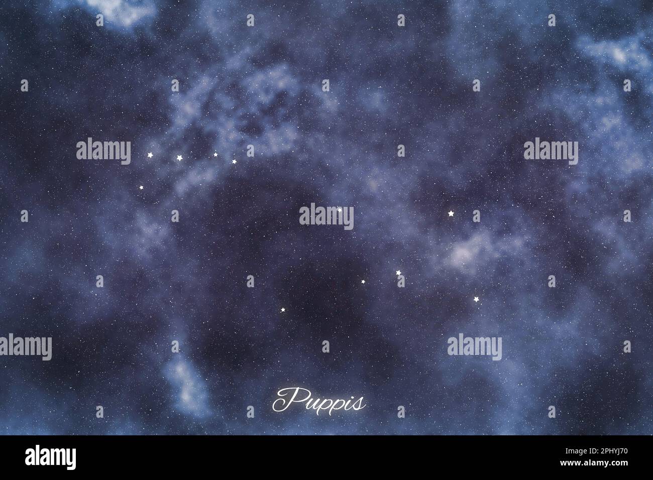 Puppis star constellation, Brightest Stars , Poop Deck constellation ...