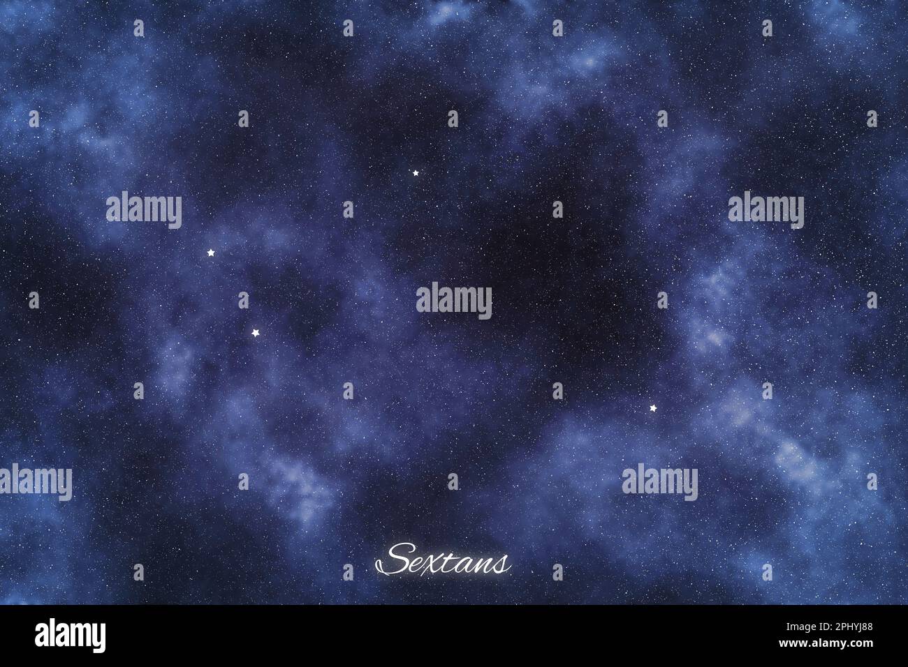 Sextans star constellation, Brightest Stars , Sextant constellation ...