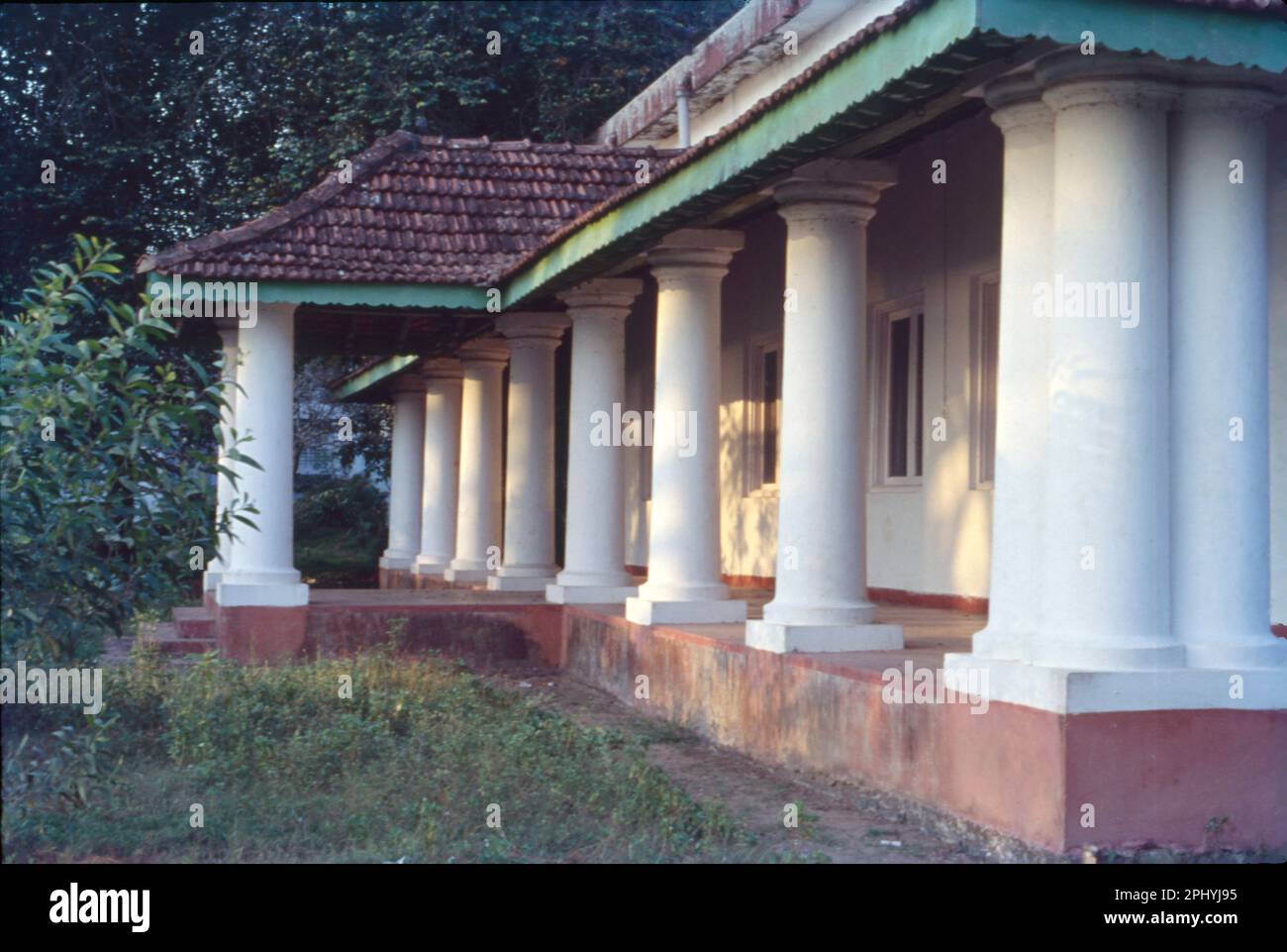 Corridor & Pillars at Private Structure, Kerala, India Stock Photo - Alamy