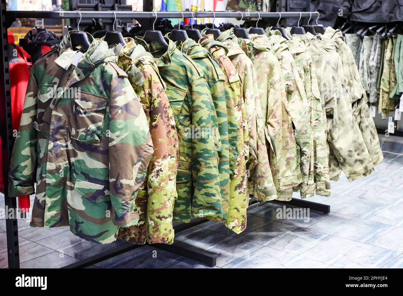 29.03.2023. Russia. Moscow. Products of military equipment and ...