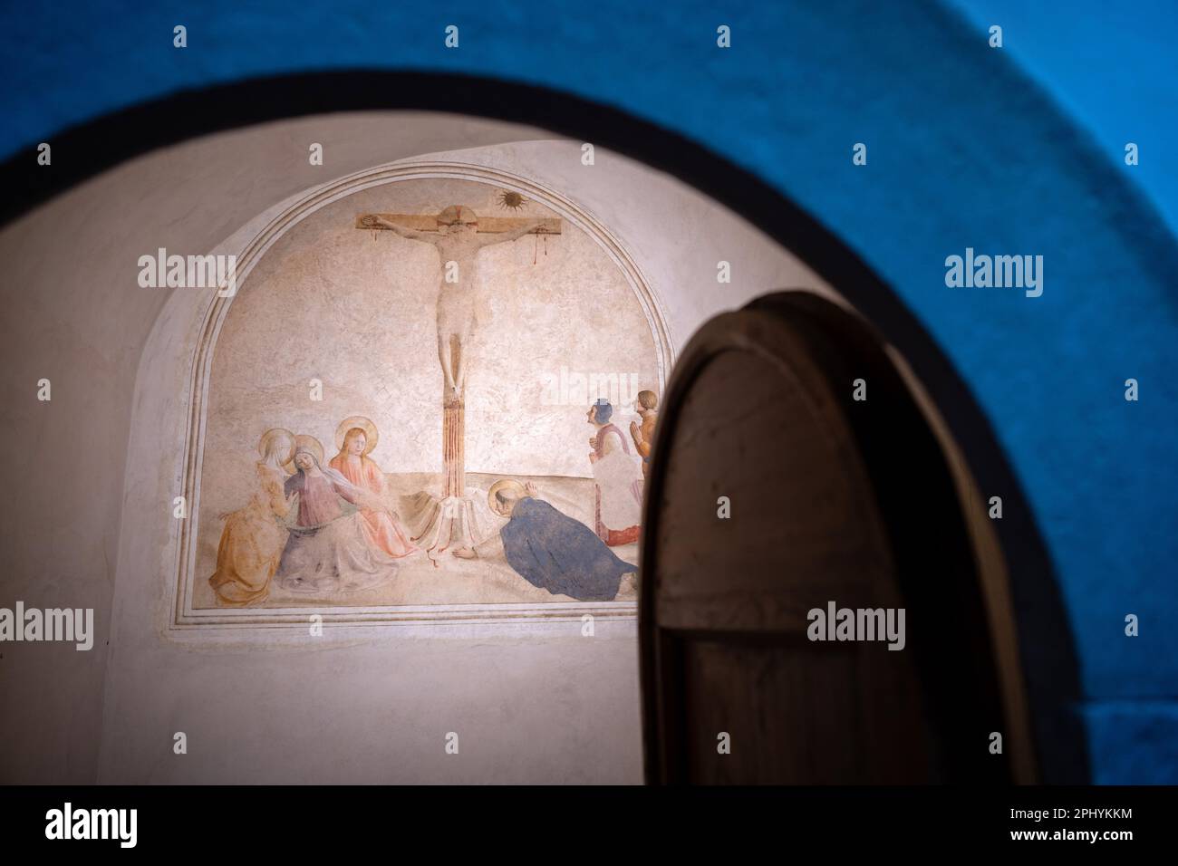 Monk cells at San Marco monastery. Museo di San Marco, Florence Stock ...