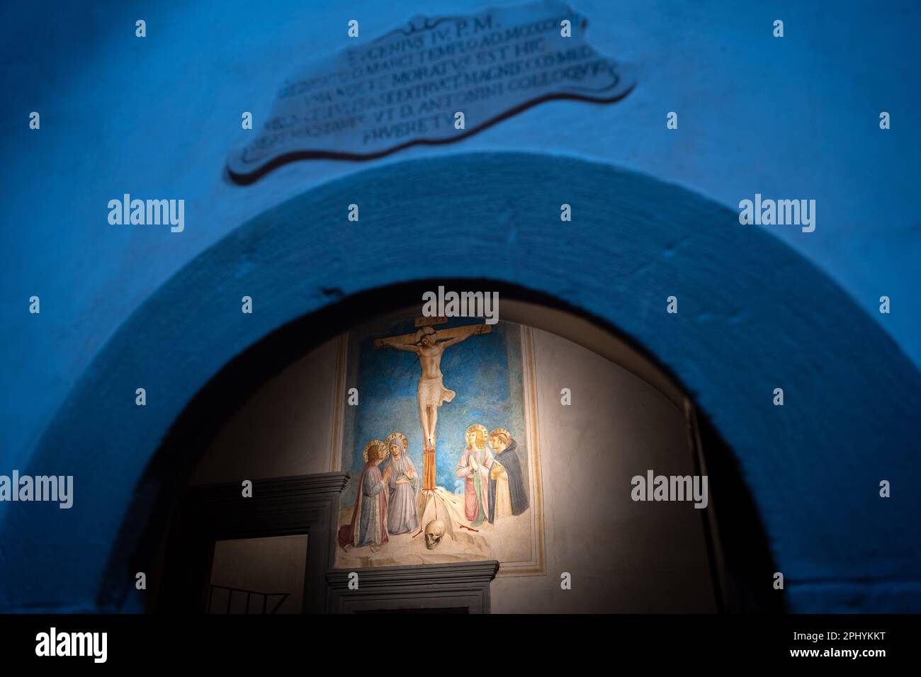 Cell at San Marco used by Pope Eugene IV. Museo di San Marco, Florence ...