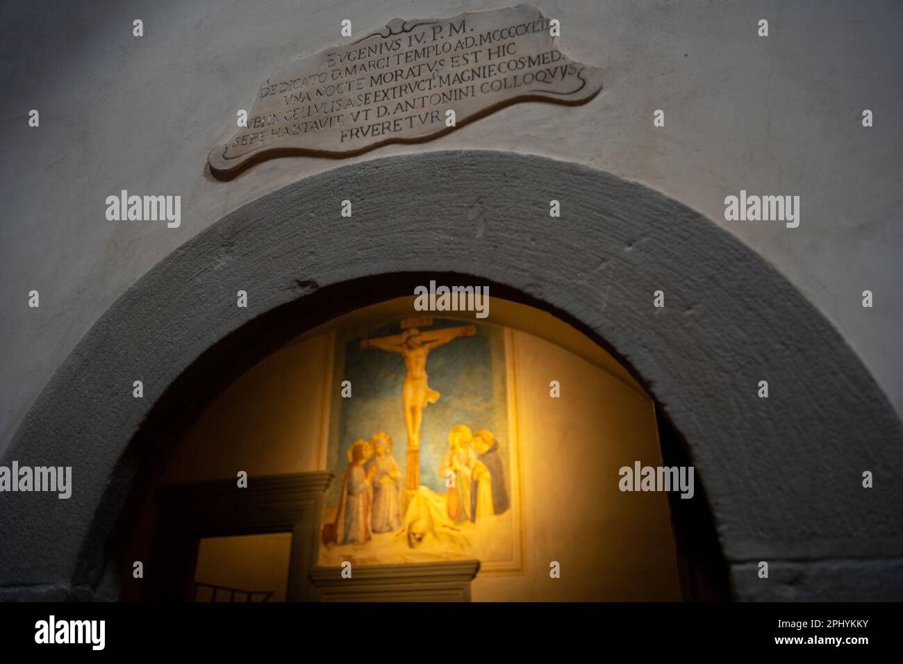 Cell at San Marco used by Pope Eugene IV. Museo di San Marco, Florence ...