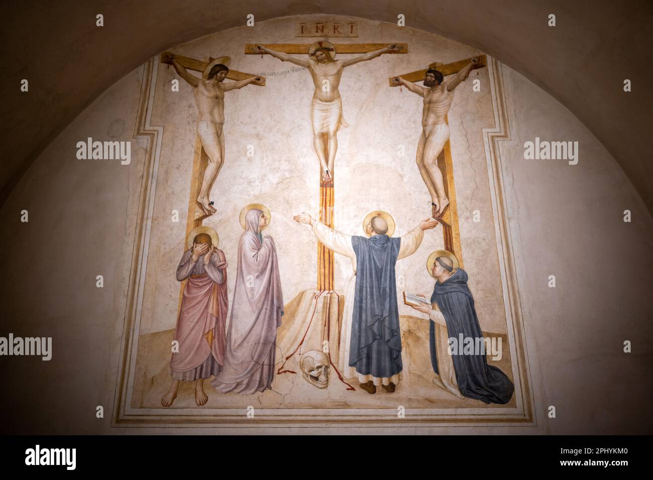 Monk cells at San Marco monastery. Museo di San Marco, Florence Stock ...