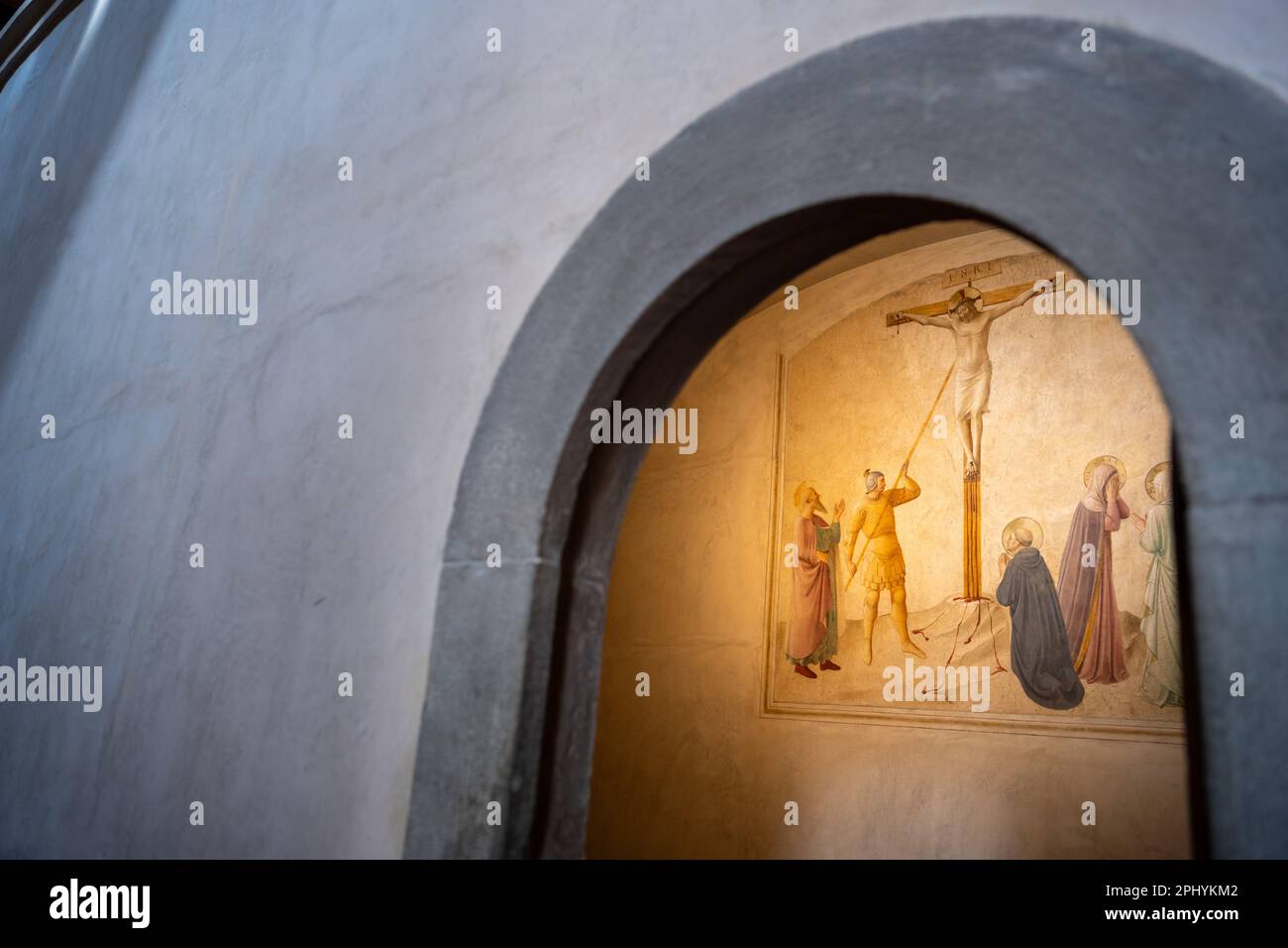Monk cells at San Marco monastery. Museo di San Marco, Florence Stock ...