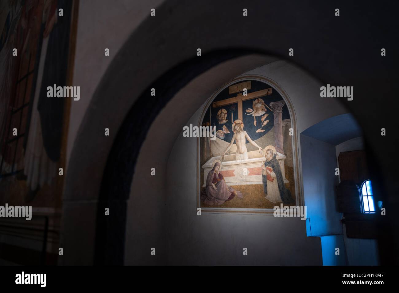 Monk cells at San Marco monastery. Museo di San Marco, Florence Stock ...