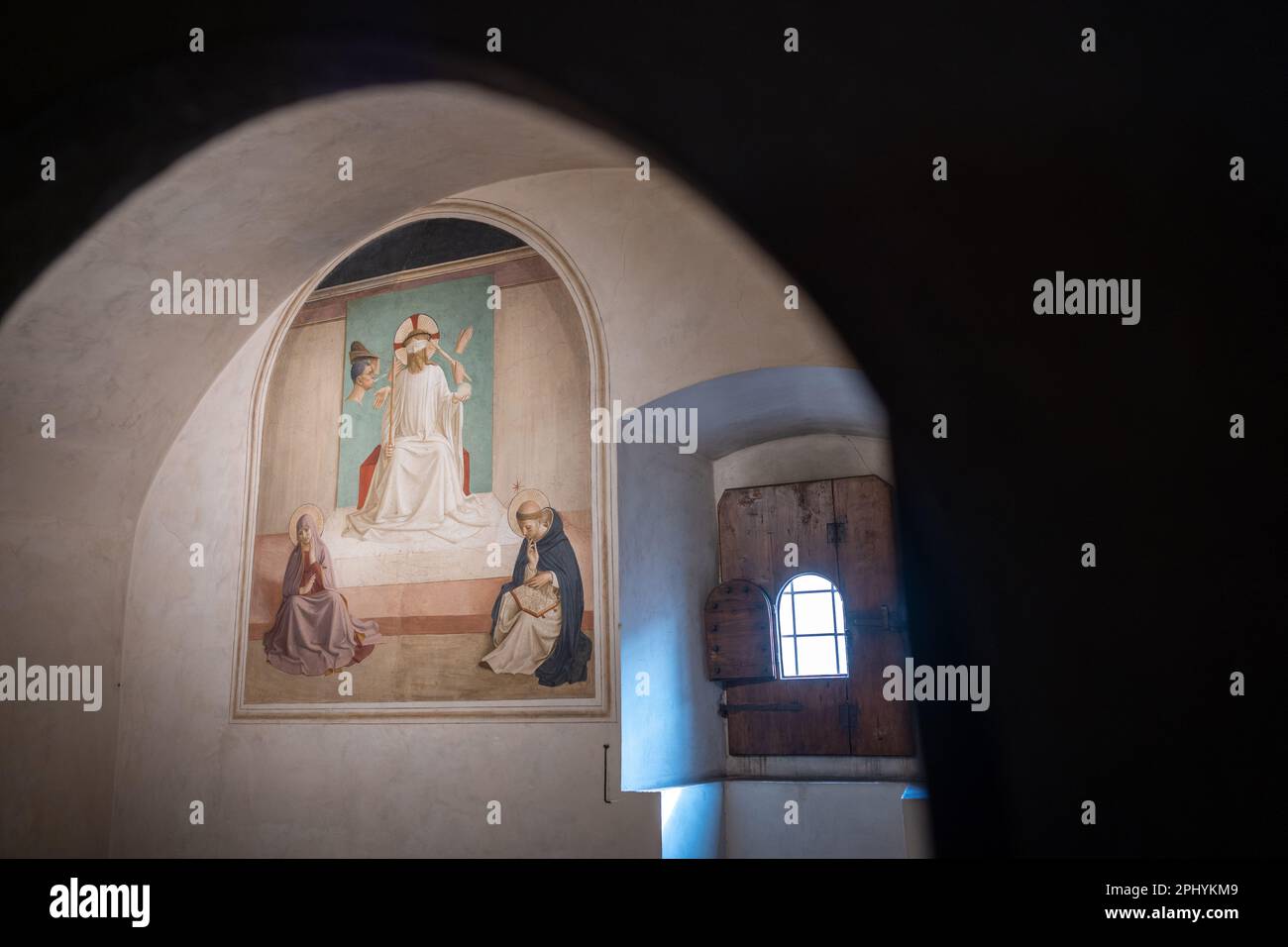 Monk cells at San Marco monastery. Museo di San Marco, Florence Stock ...