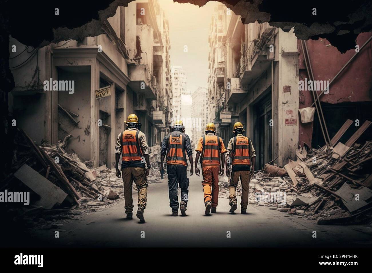 Completely destroyed city hi-res stock photography and images - Alamy