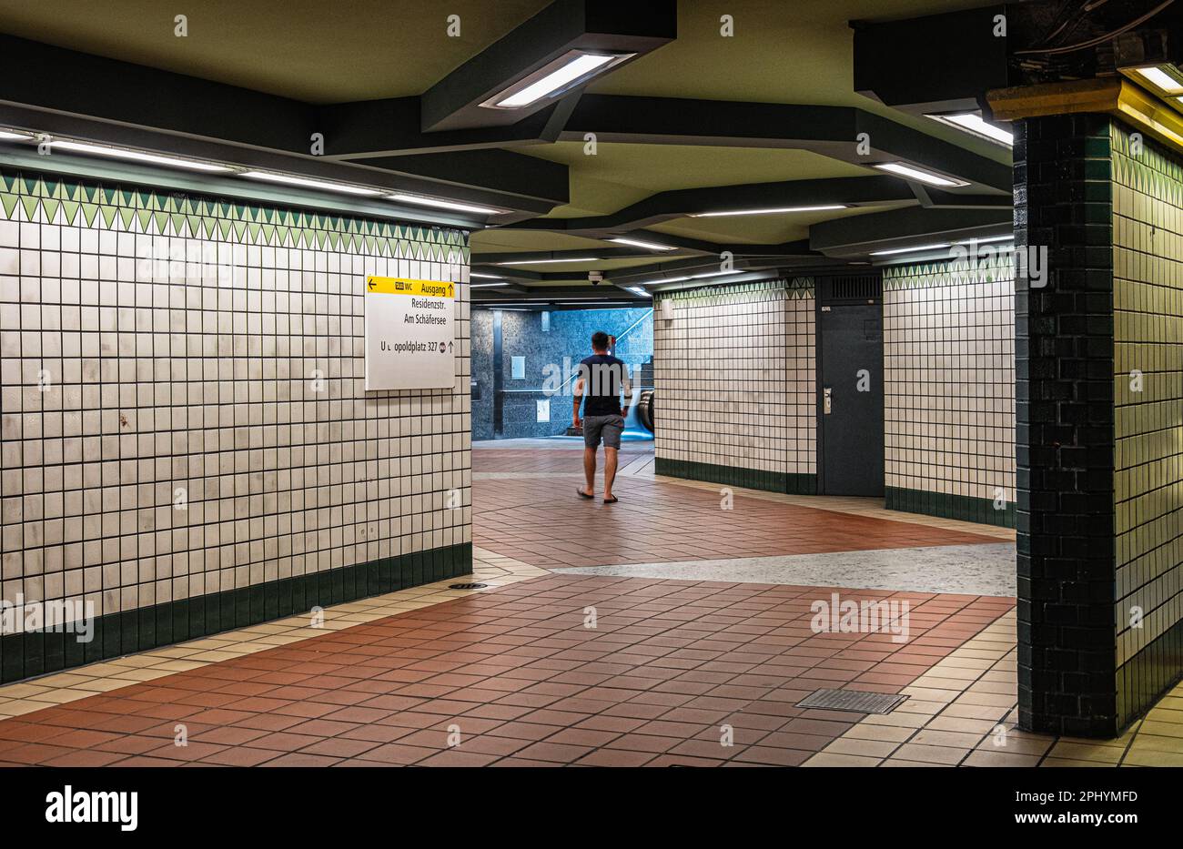 Franz-Neumann-Platz underground U-bahn railway station serves U8 line ...