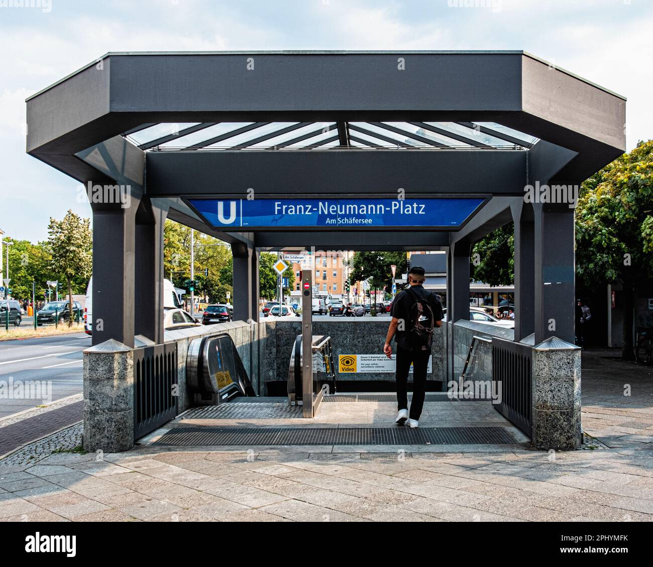Franz-Neumann-Platz underground U-bahn railway station serves U8 line ...
