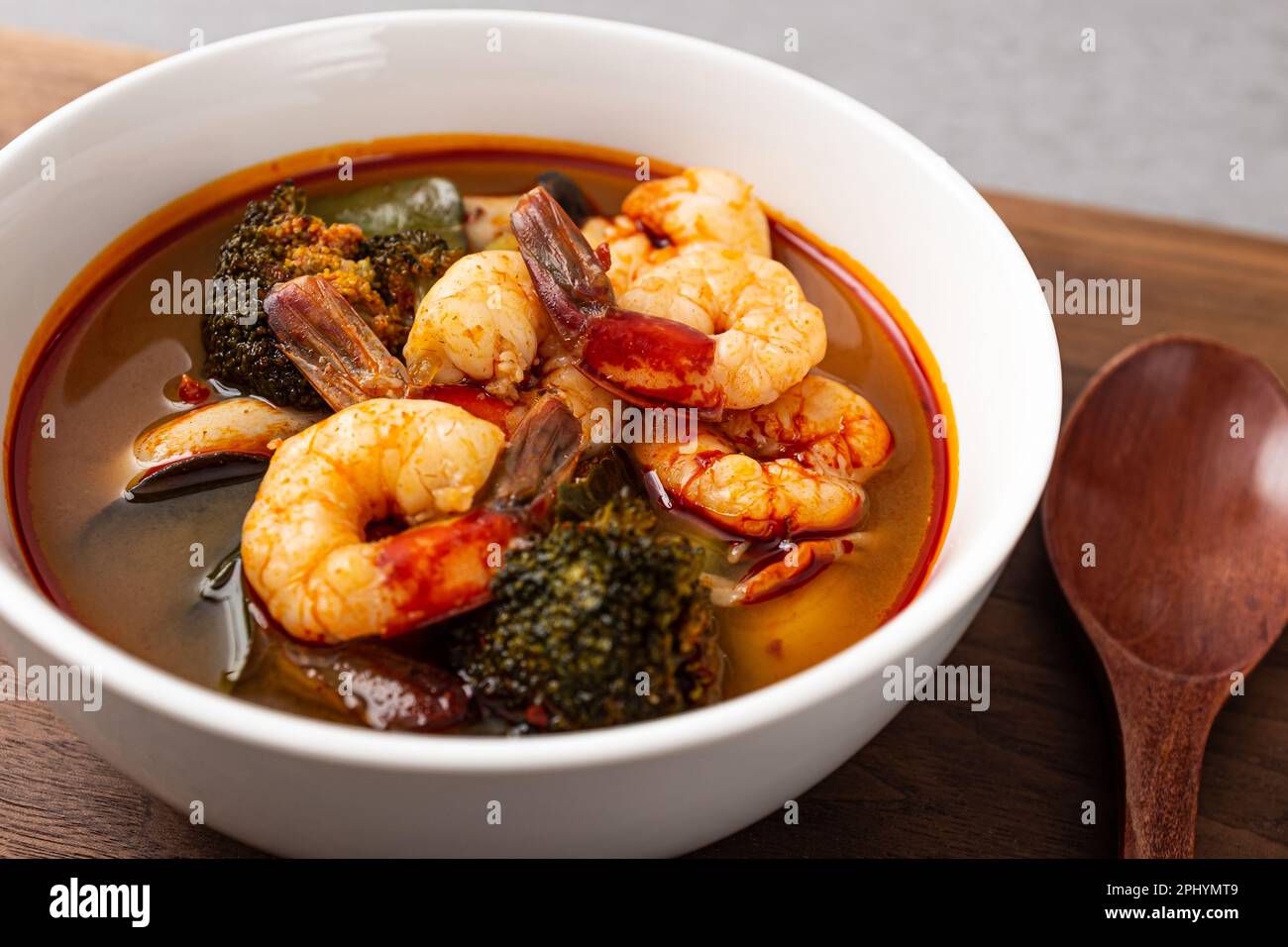 Tom yum soup close up hi-res stock photography and images - Alamy