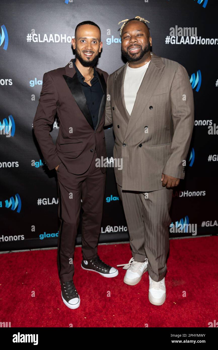 Hollywood, USA. 29th Mar, 2023. Gabriel Maldonado and Dashawn Usher attend the arrivals of # ...