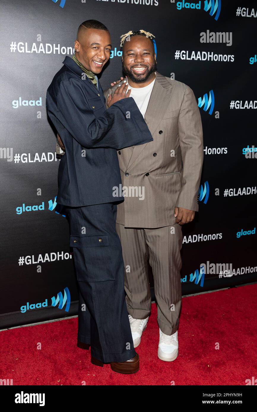 Hollywood, USA. 29th Mar, 2023. Victor Jackson and Dashawn Usher attend ...