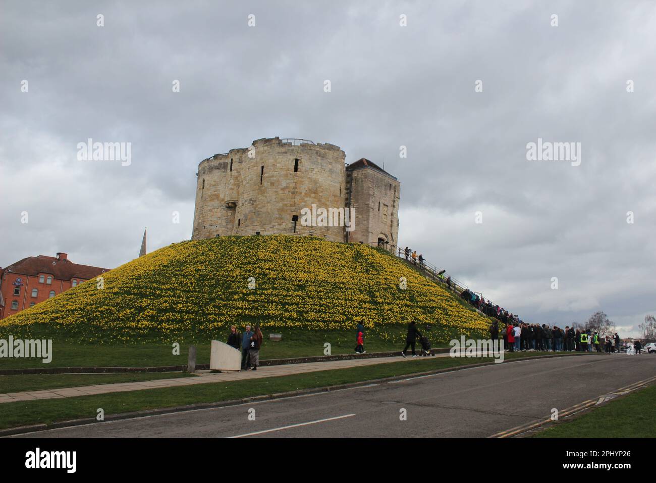 Clifford's Tower, York, England Stock Photo - Alamy