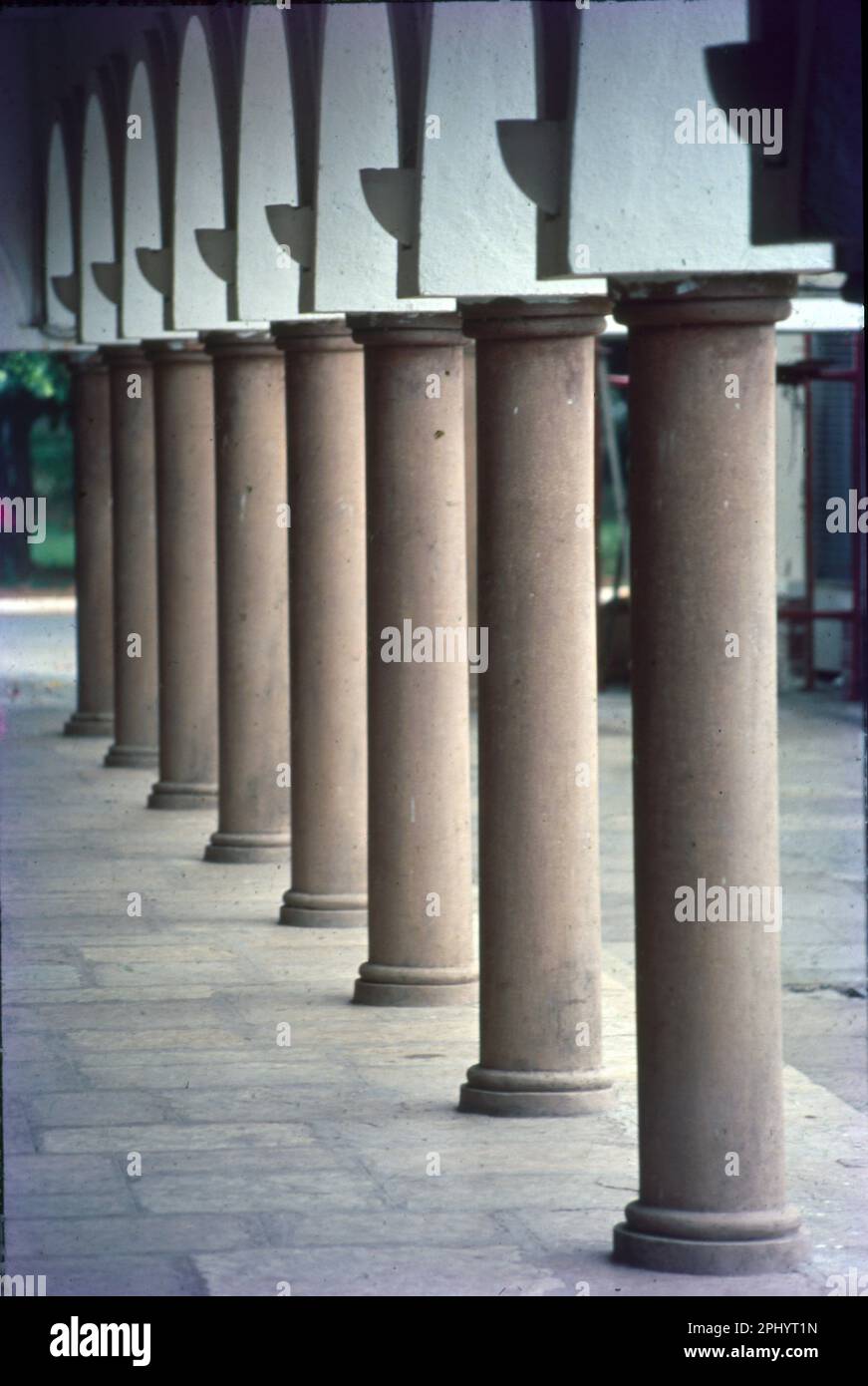Corridor & Pillars in Private Property, India Stock Photo - Alamy