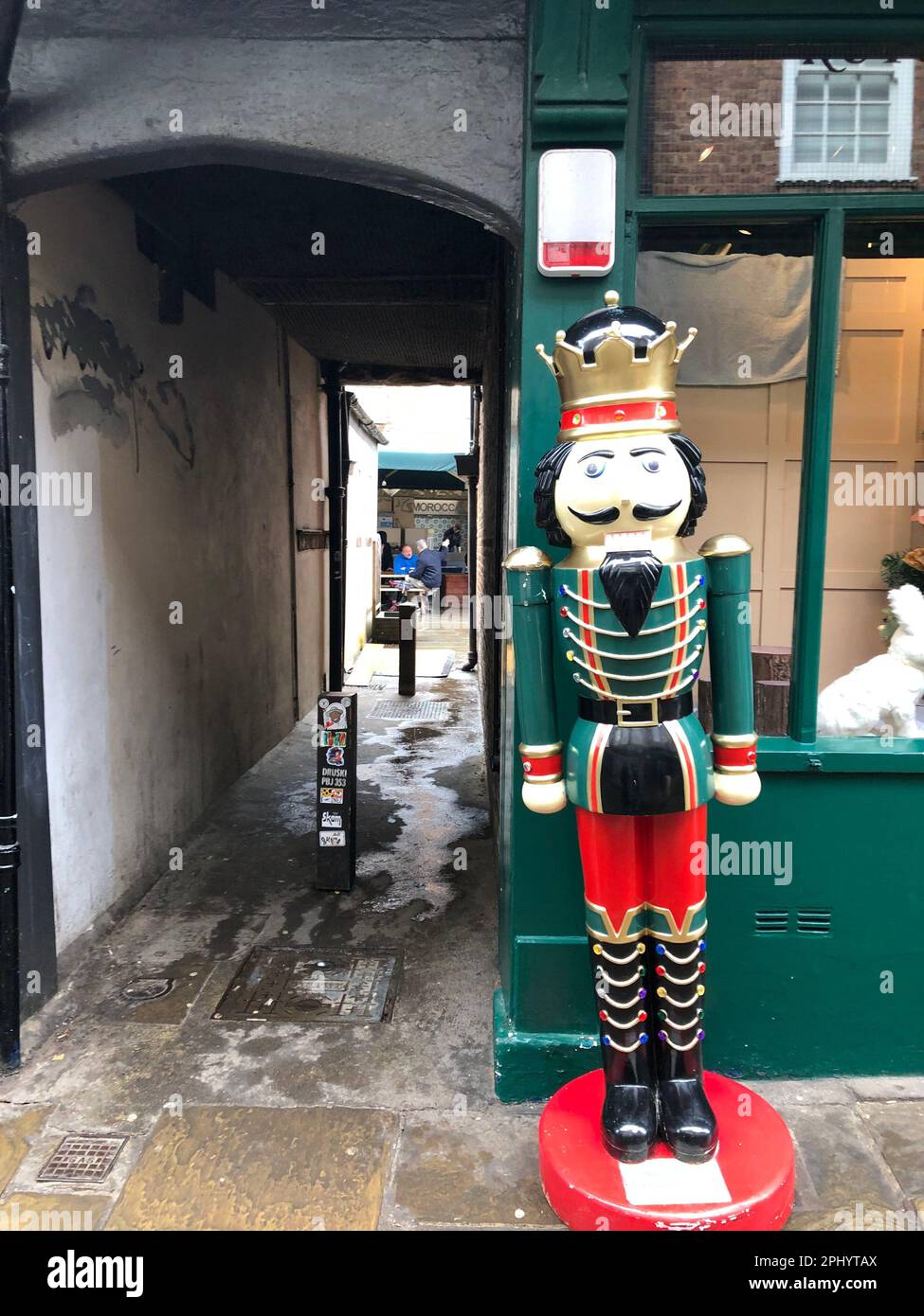 The shambles is one of York`s most famous landmark with it`s medieval ...