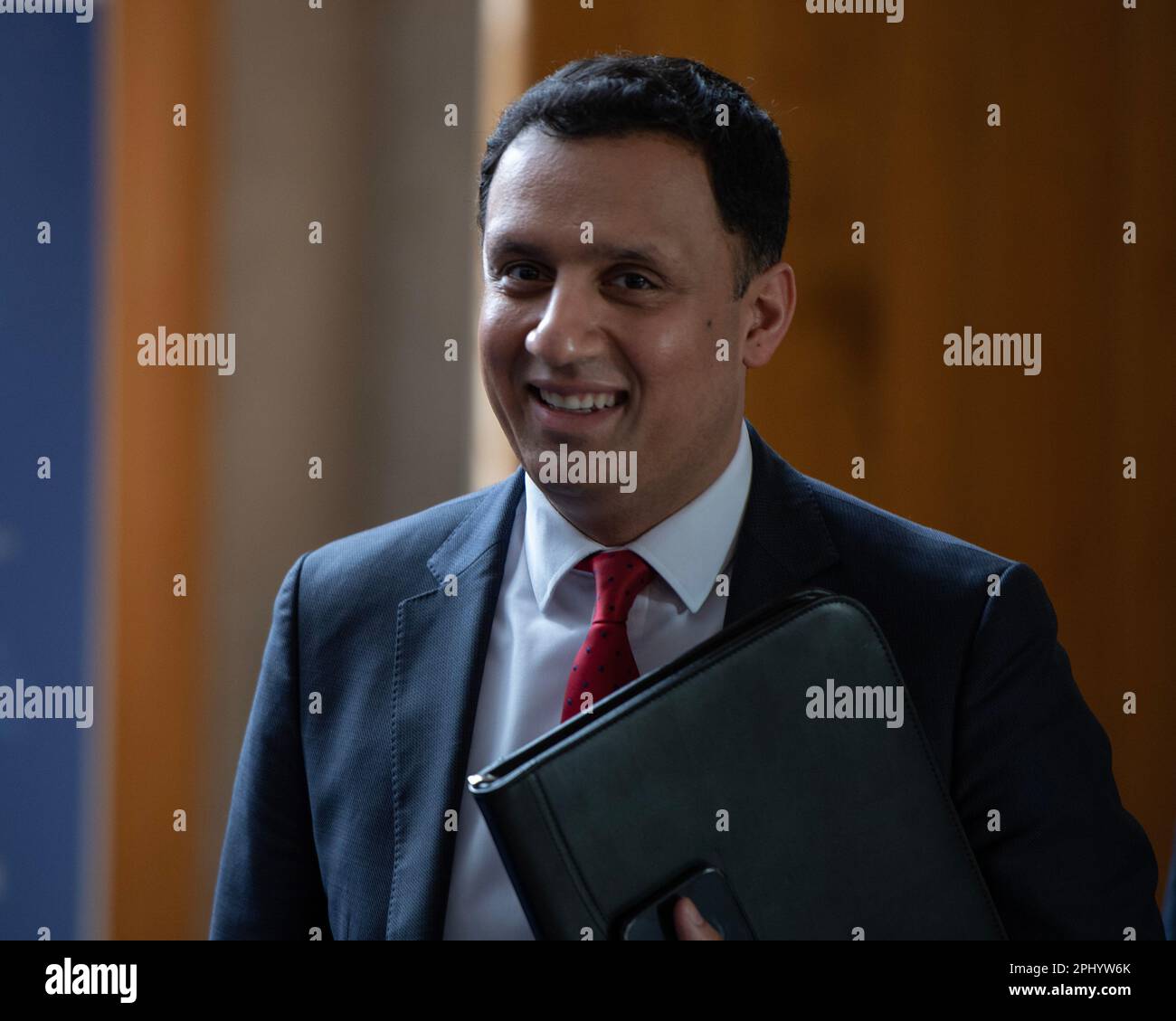 Edinburgh Scotland Uk 30th Mar 2023 Pictured Anas Sarwar Msp