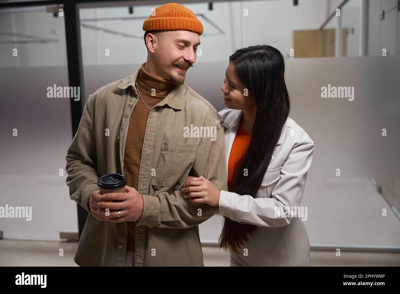 Employee flirt hi-res stock photography and images - Alamy