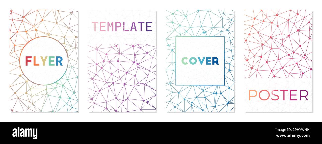 A4 brochure cover sheets. Can be used as cover, banner, flyer, poster ...